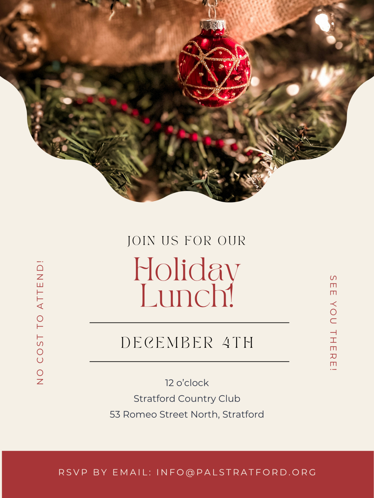 PAL’s Holiday Lunch | PAL Stratford